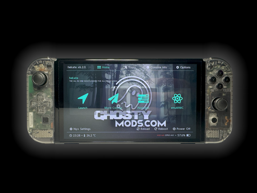 NINTENDO SWITCH OLED - CUSTOM – Ghosty Mods